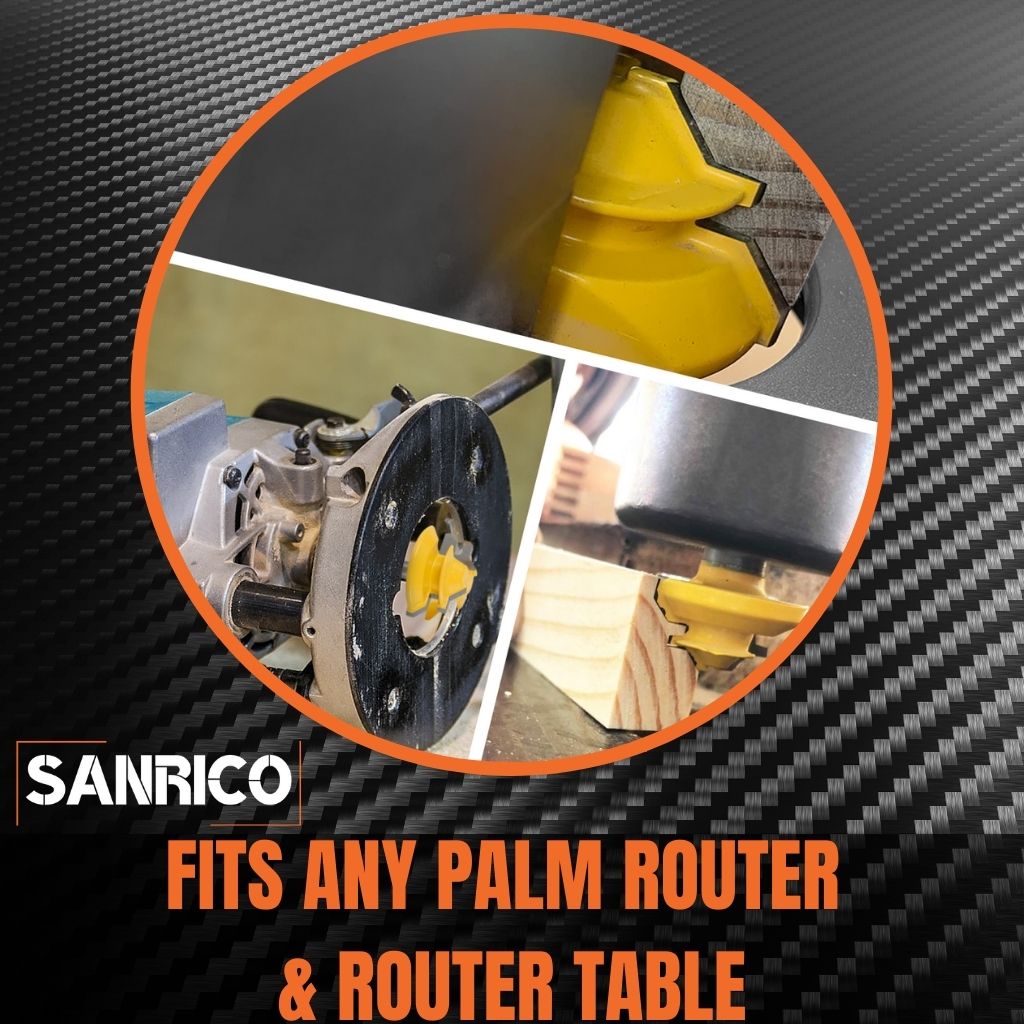 45-degree Lock Miter Router Bit Set – SANRICO DEALS