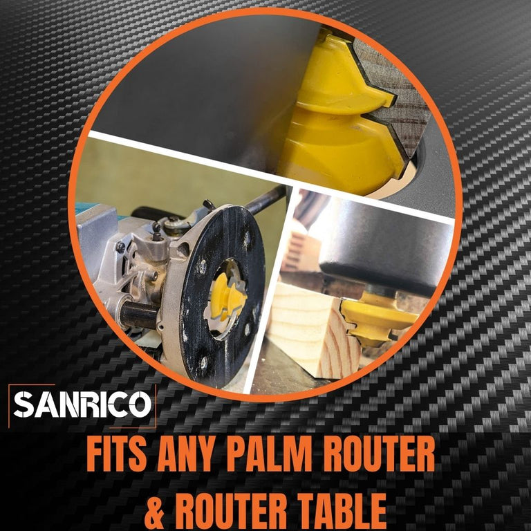 45-degree Lock Miter Router Bit Set – SANRICO DEALS