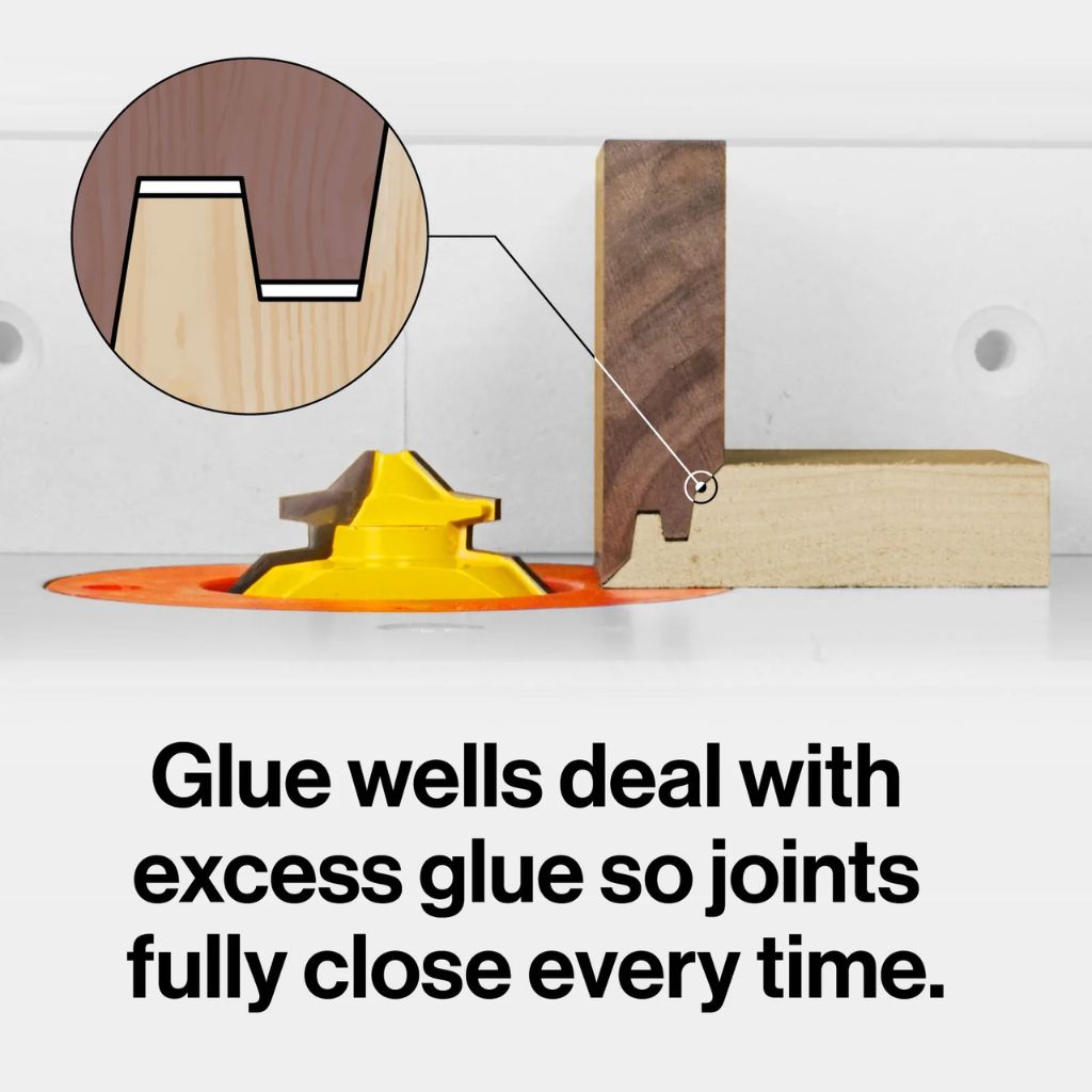 45-degree Lock Miter Router Bit Set – SANRICO DEALS