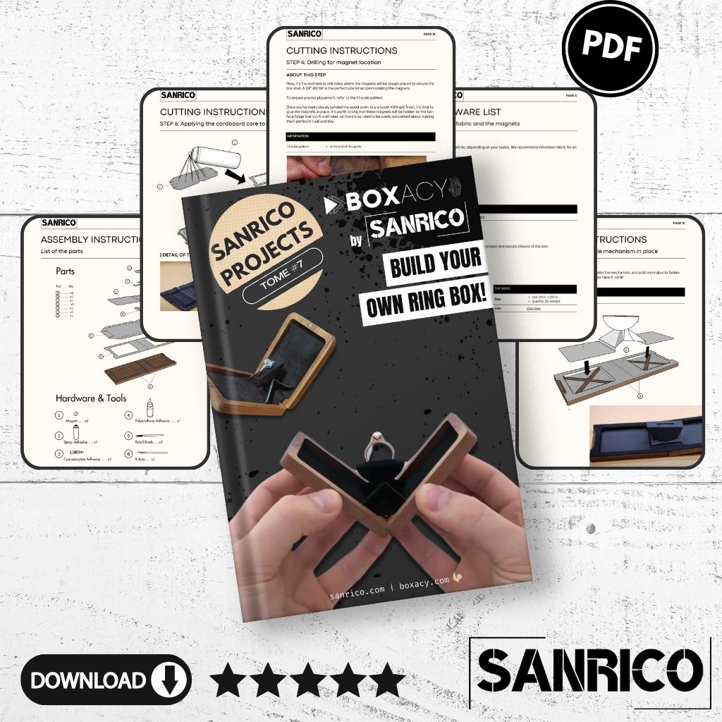 SANRICO Wooden Ring Box Project – SANRICO DEALS